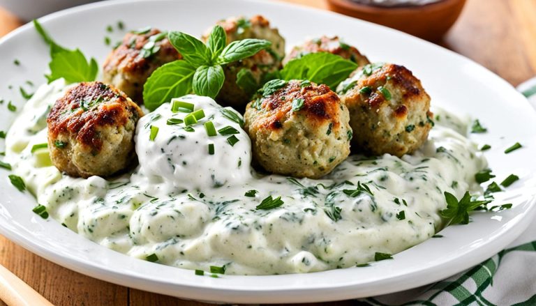 Greek Turkey Meatballs With Tzatziki Sauce Recipe – Air Fryer Delish